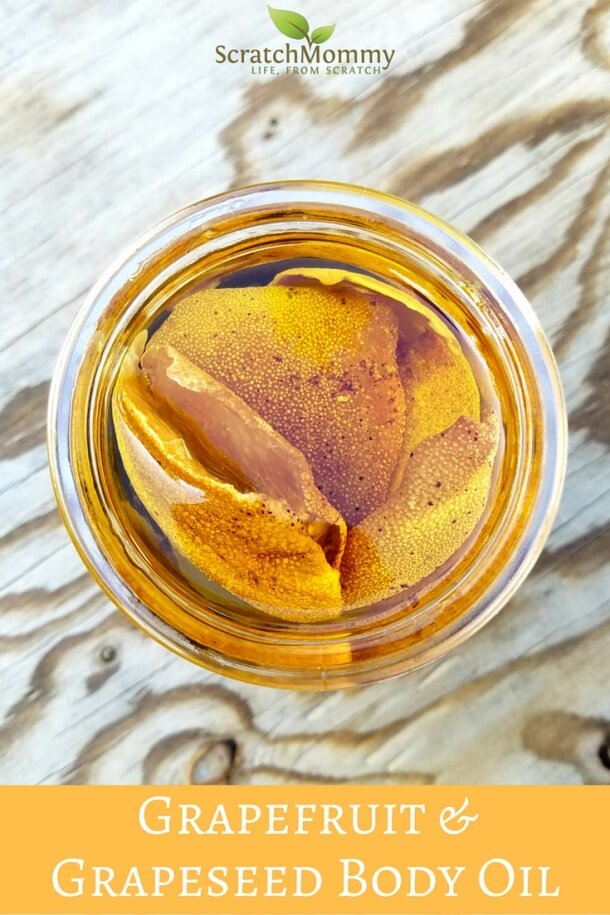 DIY Grapefruit and Grapeseed Body Oil Recipe - Scratch Mommy