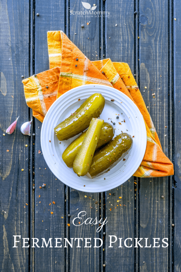 Easy Fermented Pickles (No Vinegar!) – Crunchy & Probiotic