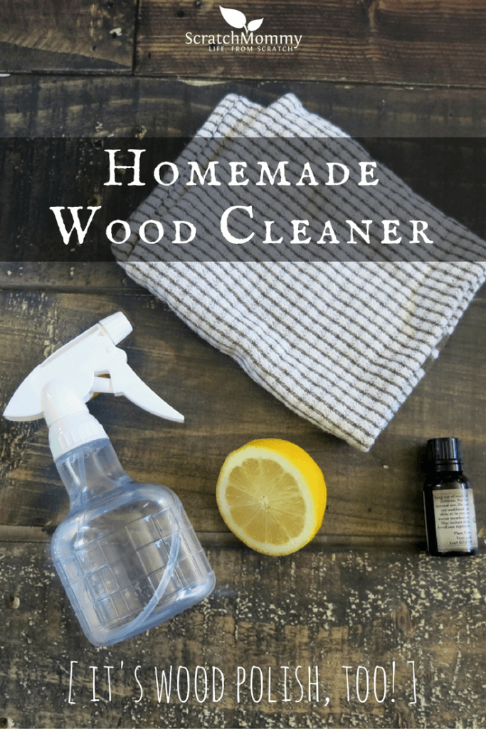 Homemade Wood Cleaner (it's wood polish, too!) | Scratch Mommy