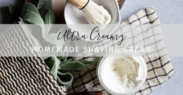 Ultra Creamy Homemade Shaving Cream Recipe - Scratch Mommy